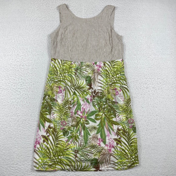 J. Jill | Dresses | J Jill Dress Womens Small Petite Striped Linen ...